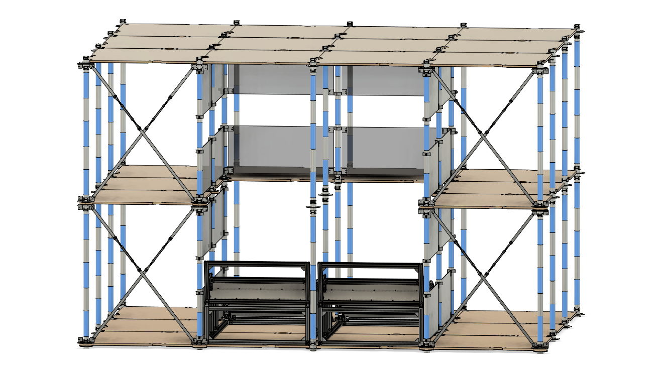 Instock · Grid safety barrier