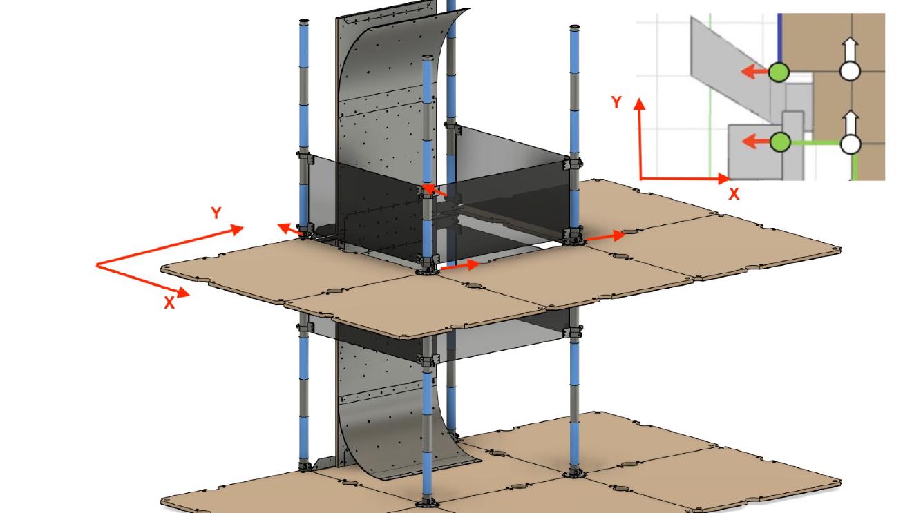 Instock · 53.1 - safety barrier for 2-level ramp