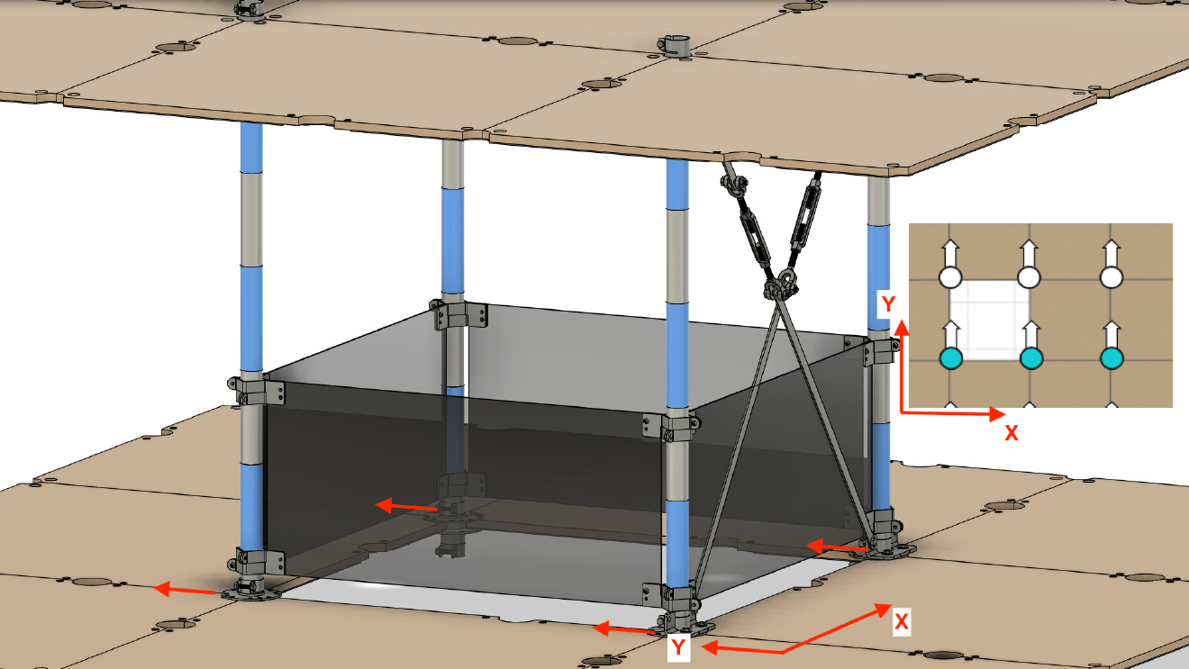 Instock · 53.2 - safety barrier for 1x1 bin shaft