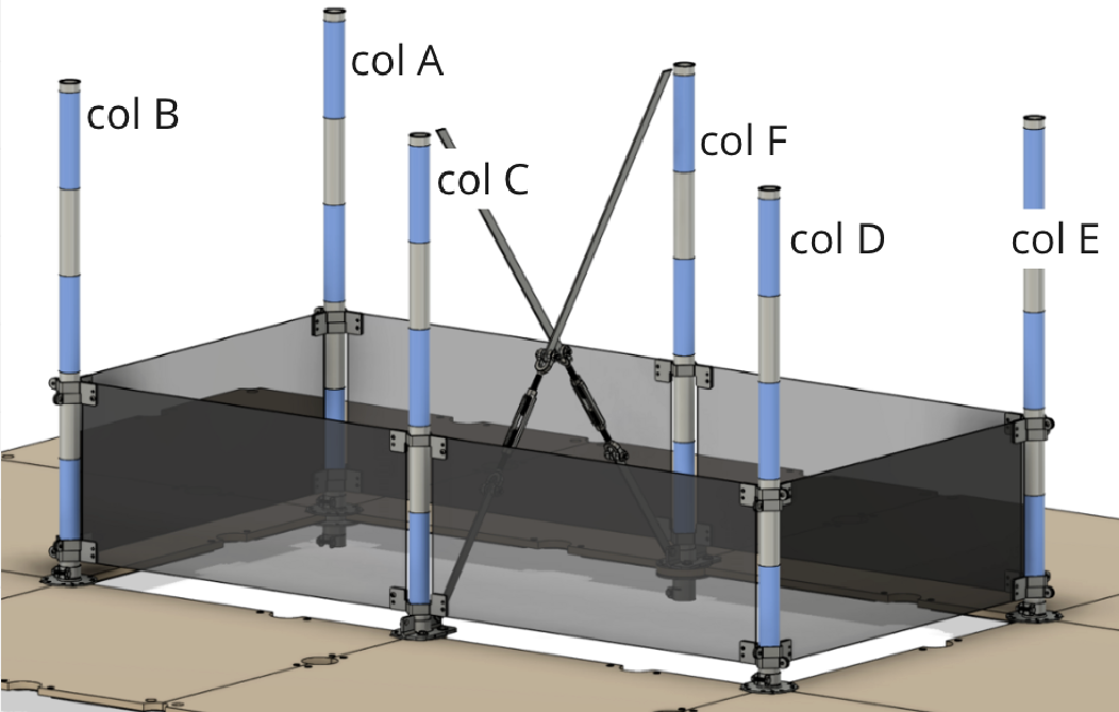 Instock · 53.3 - safety barrier for 1x2 bin shaft