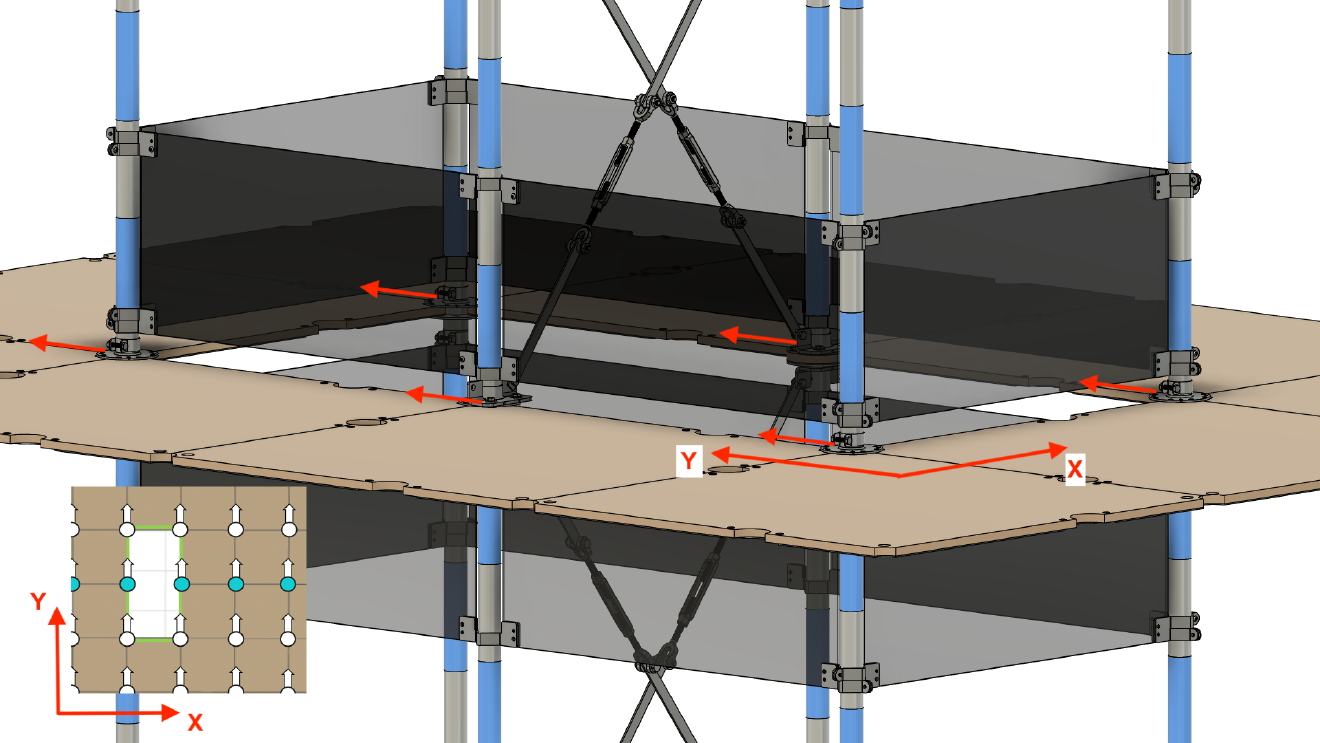 Instock · 53.3 - safety barrier for 1x2 bin shaft