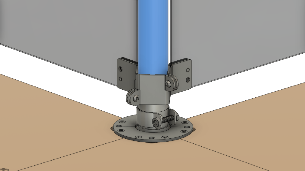 Instock · 53.5 - safety panels for 2-channel workstation