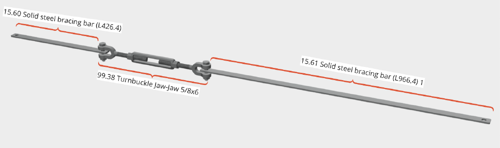 Instock · 53.14 - Bracing bars