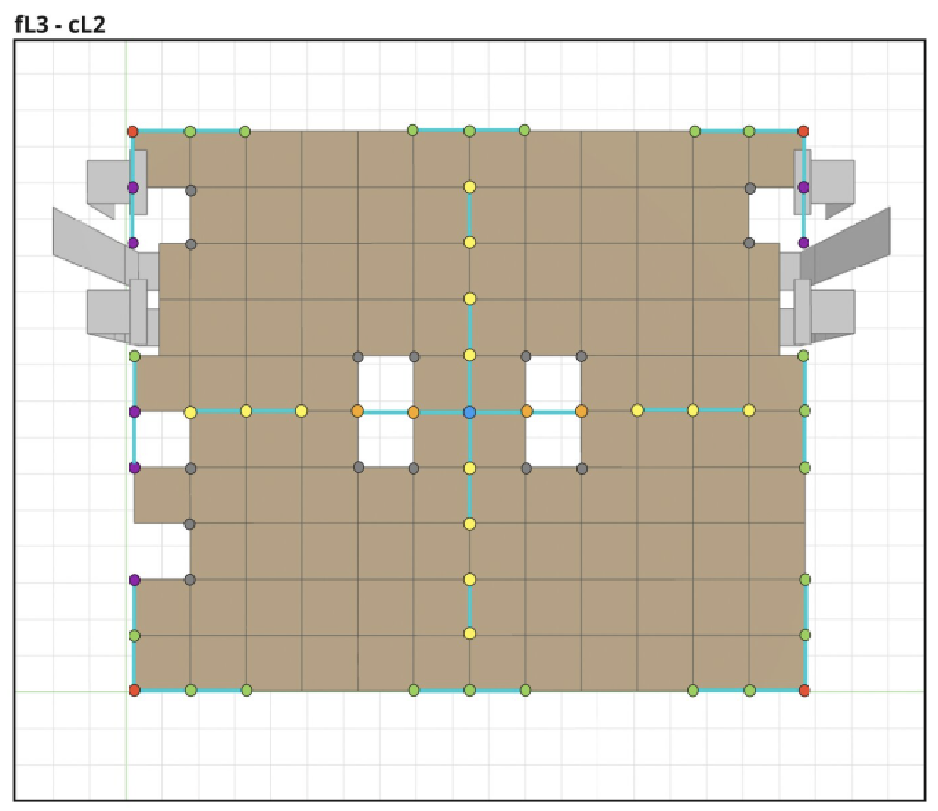 Instock · Grid structural assembly
