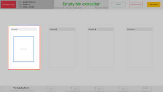 Instock · Empty bin extraction