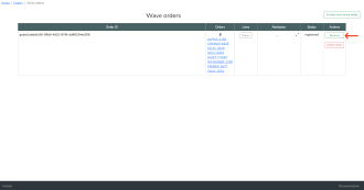 Instock · Wave picking